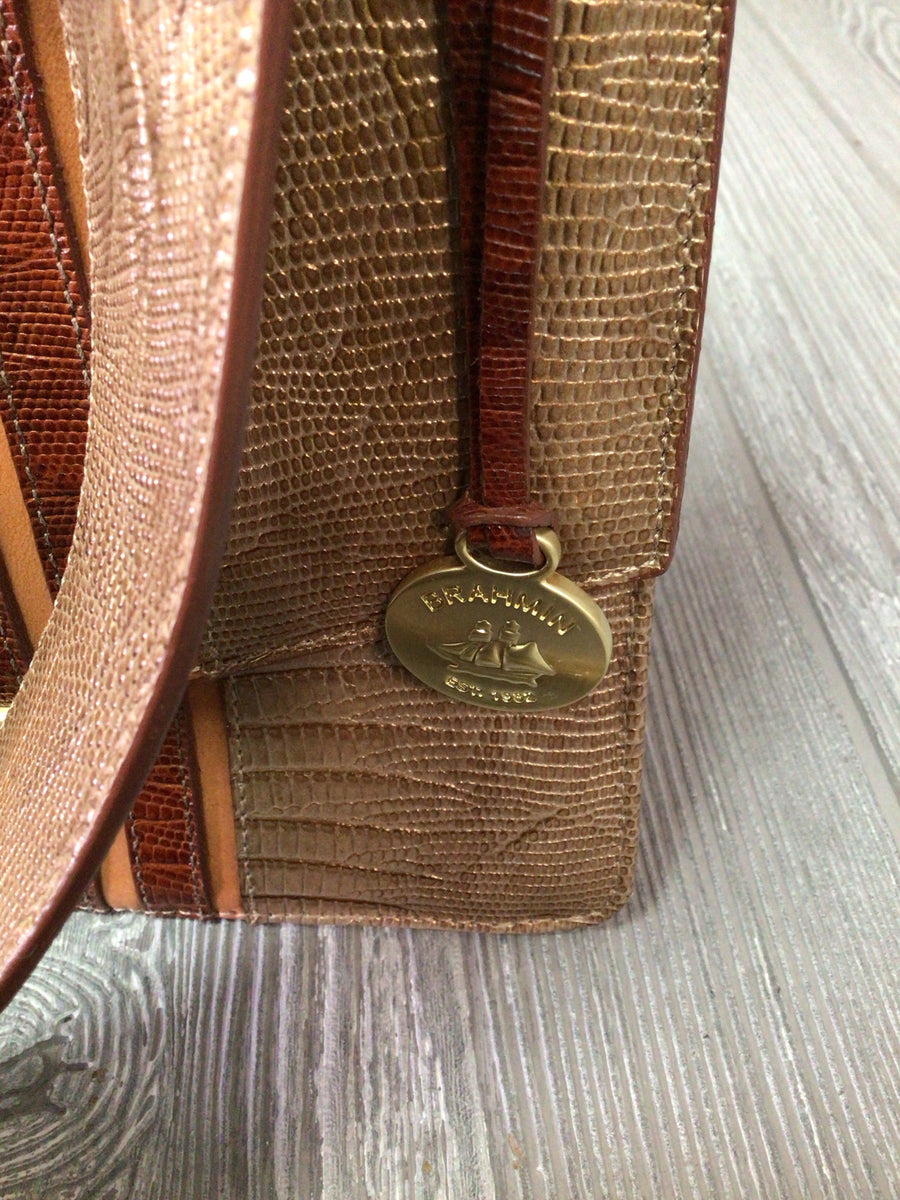 Brahmin Ophelia Satchel Purse – Reflections